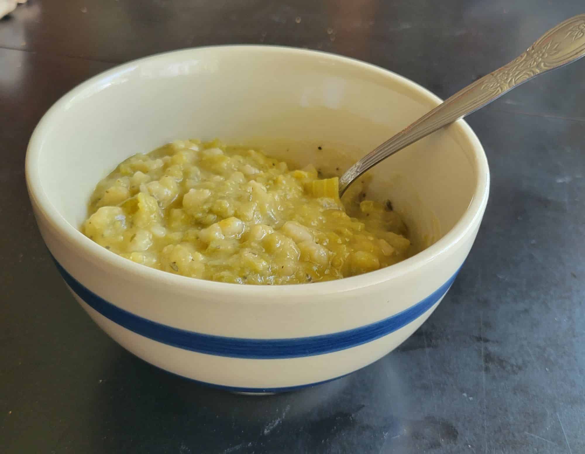 Split Pea Barley Soup - Myra's Kitchen Legacy